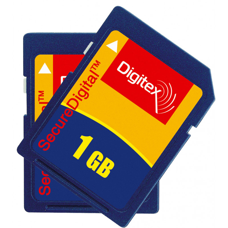 Карта памет Digitex SD 1GB TWIN PACK | ФотоСинтезис