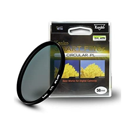 Фото филтър Kenko Circular PL Filter 58mm | ФотоСинтезис