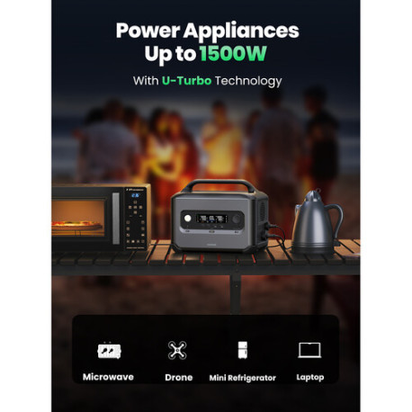 Преносима зарядна станция Ugreen GS600 Power Roam 600W Portable Power ...
