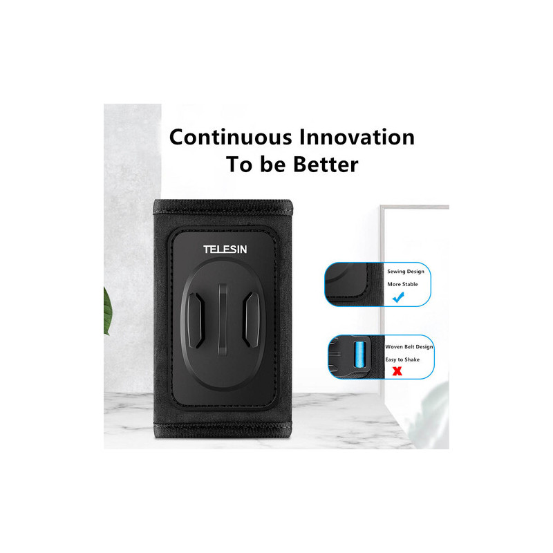 Аксесоар Telesin Backpack Mount with Adjustable with Adjustable Dual J ...