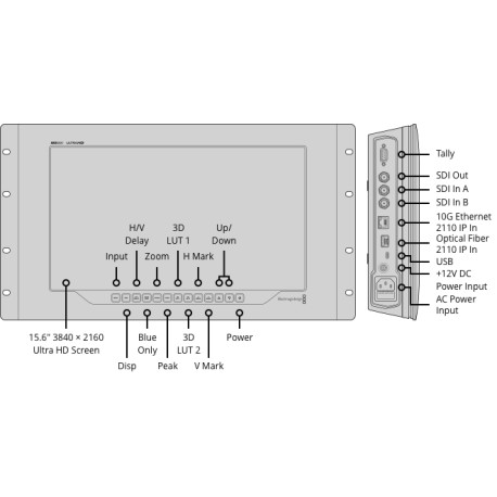 Монитор Blackmagic Design SmartView 4K G3 15.6″ DCI 4K Broadcast ...