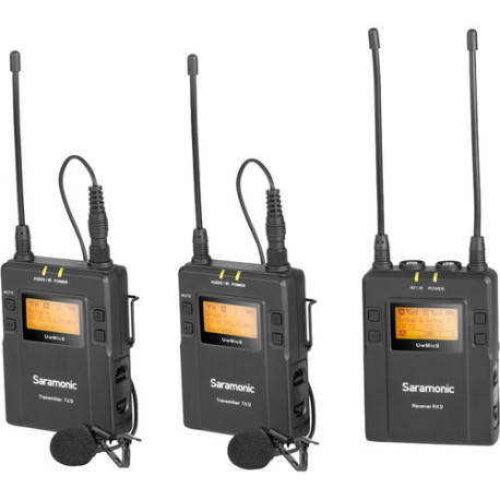 Микрофон Saramonic UwMic9S Kit2 Wireless 2-Person Lavalier Microphone ...
