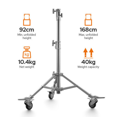 Tripod Godox SA5015 Heavy-Duty Roller Stand | PhotoSynthesis