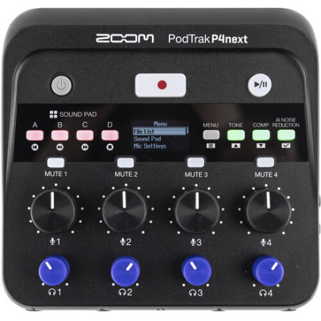 audio recorder Zoom Podtrak P4 Next Podcast Recorder | PhotoSynthesis